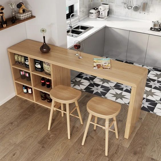 Meja Bar Dapur Keramik: Inspirasi untuk Dapur Minimalis dan Modern