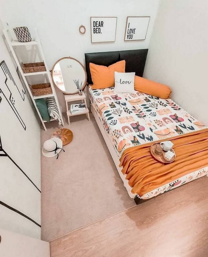 12 Desain Kamar Tidur Kecil 2x2 Menarik Ditiru