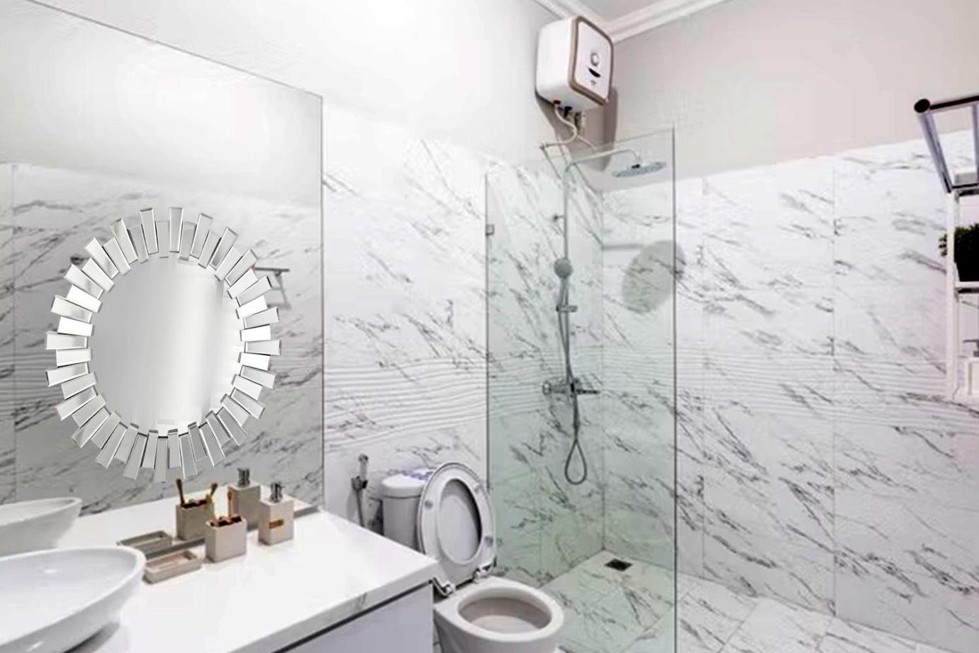 12 Perpaduan Keramik Lantai dan Dinding Kamar Mandi yang Menarik