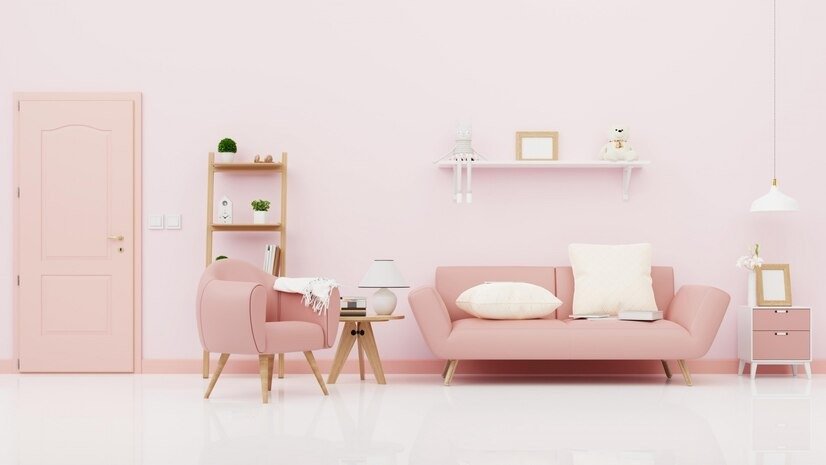 Kreasi Ruang Tamu Pink Minimalis: Kombinasi Warna dan Furniture yang Pas