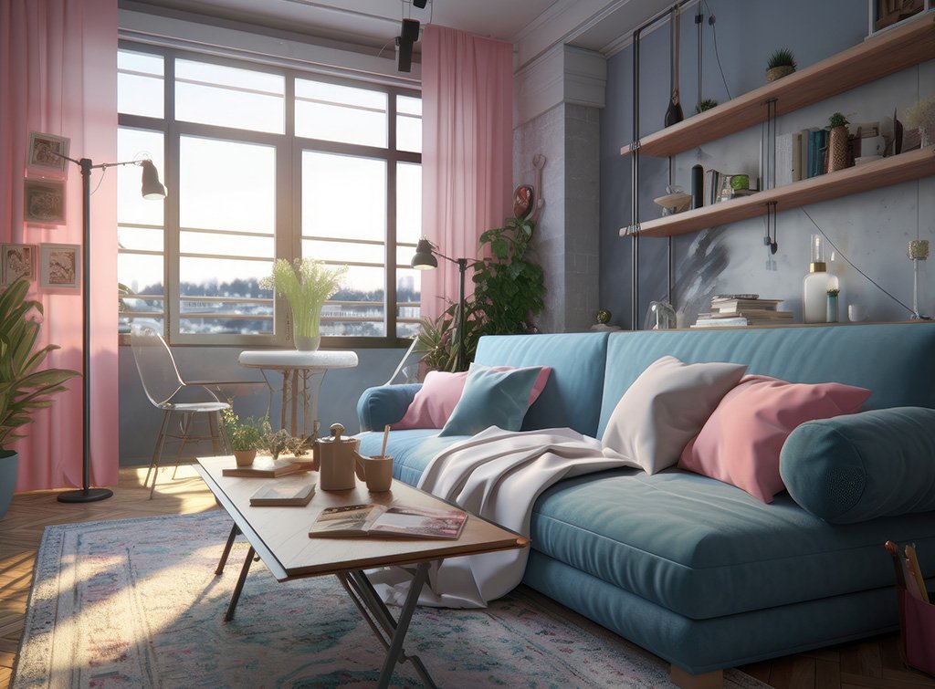 Kreasi Ruang Tamu Pink Minimalis: Kombinasi Warna dan Furniture yang Pas